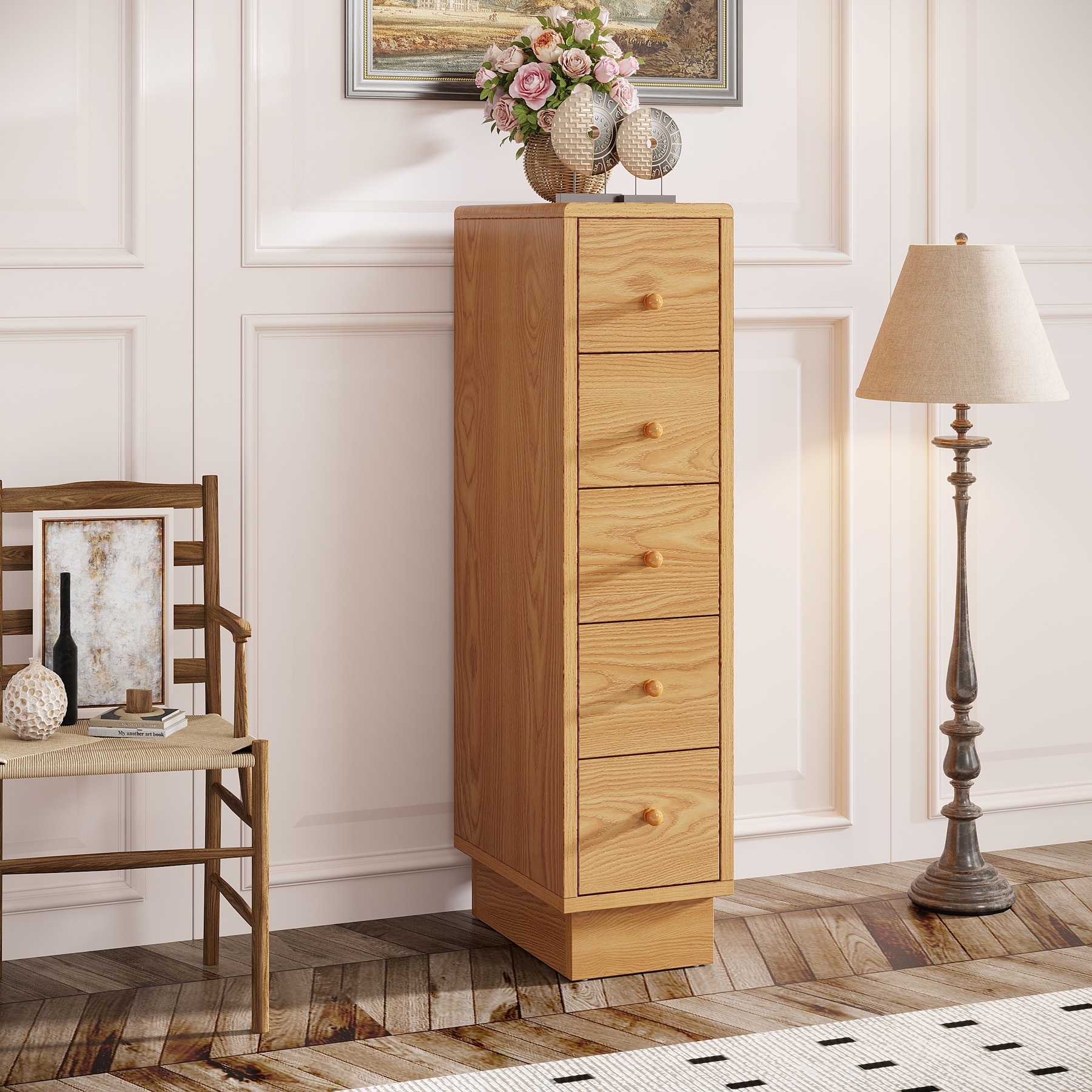 Tall chest of drawers narrow store