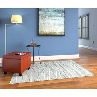 Sevita Geometric Wave Rug - Bed Bath & Beyond - 21017702