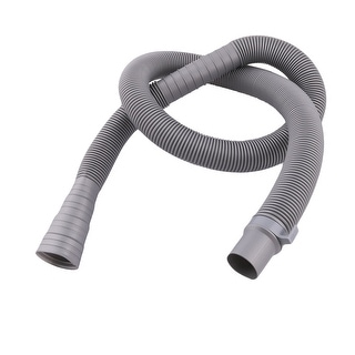 4.3Ft Washing Machine Flexible Drain Hose Washer Pipe Connector Gray ...