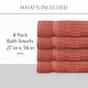 Home Weavers Willow Collection Bath Towels Set of 4 | 100% Cotton Zero ...