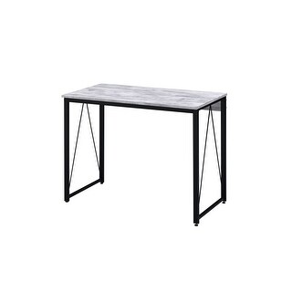 Writing Desk - Rustic Tribal Treasures Desk - Weathered White & Black ...