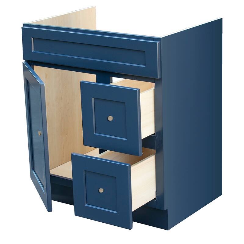 30x21 Blue Shaker Vanity - Overstock - 32308132