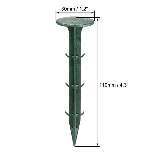 Plastic Garden Stakes Anchors Landscape Ground Nail 110mm 4.3-inch ...