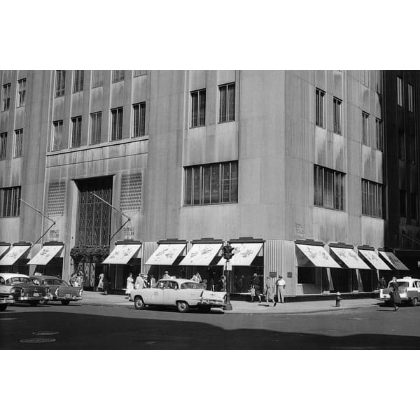 Bonwit Teller Department Store Black and White Gallery Wrapped Canvas ...