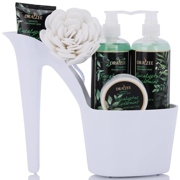 Draizee Heel Shoe Spa Gift Set – Eucalyptus Spearmint Scented Bath ...