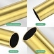 Brass Round Tube, Short Brass Seamless Tubing for DIY Crafting ...