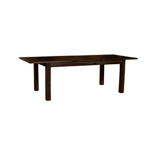 Porter Designs Urban Contemporary Solid Sheesham Wood Extending Dining ...