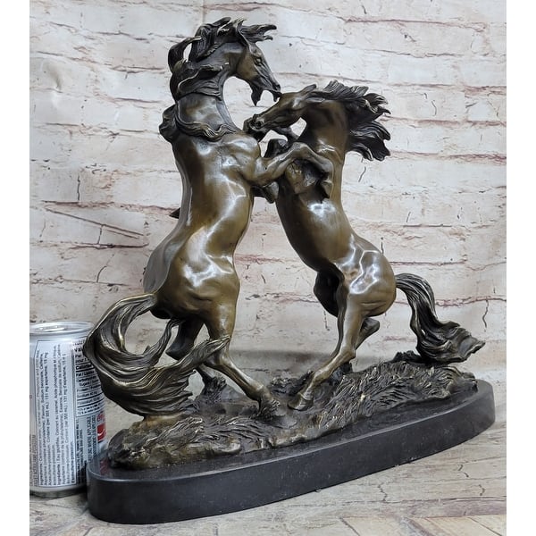 two horses statue