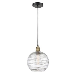 Innovations Lighting Athens Deco Swirl - 1 Light 10" Cord Hung Mini ...