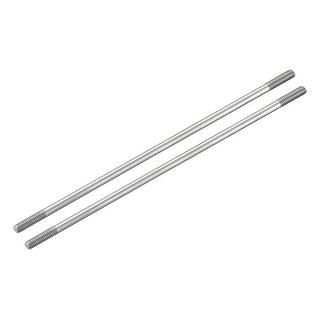 304 Stainless Steel Push Rod Double End Threaded Rod, 2pcs - Silver ...