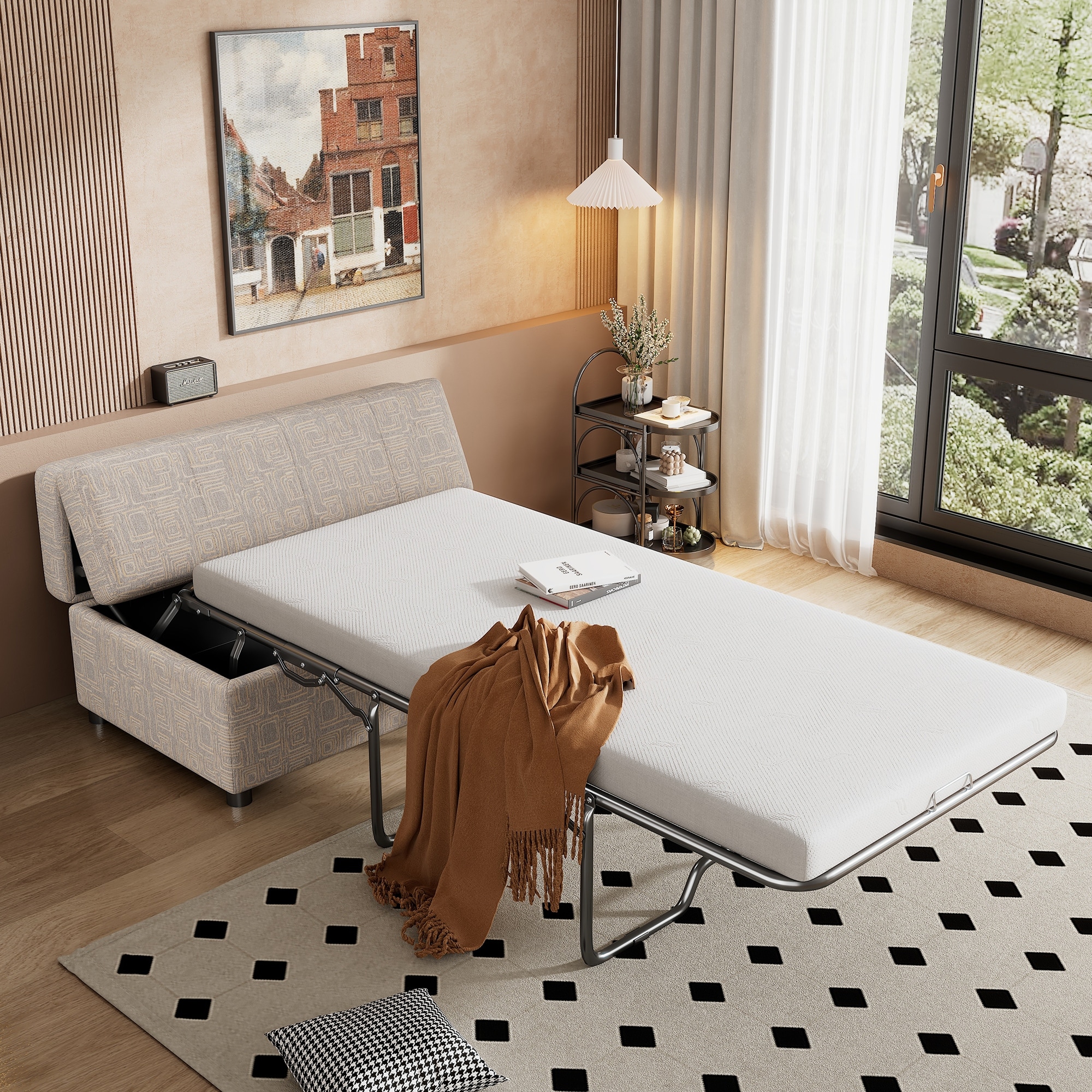 sleeper ottoman ikea