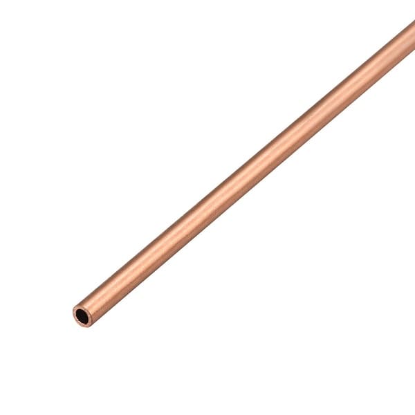 4mm Outside Diameter x 3mm Inside Diameter 500mm Copper Round Tube Pipe ...