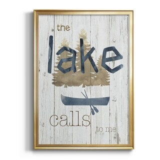Lake Calls Me Premium Framed Print - Ready to Hang - Bed Bath & Beyond ...