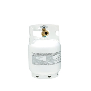 Manchester Tank 10054-3 Vertical ACME/OPD Propane Gas Cylinder, White ...