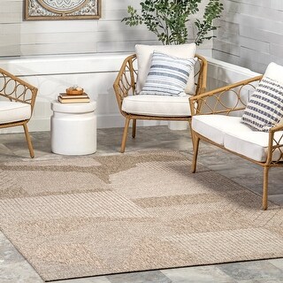 Brooklyn Rug Co Linnea Contemporary Indoor/Outdoor Area Rug - Bed Bath ...