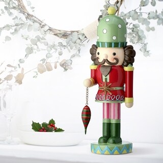 14" Resin Nutcracker With Ornament - Bed Bath & Beyond - 38248321