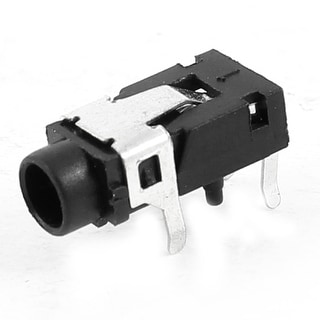 PCB Mounting 4 Pin Terminals Female 3.5mm Audio Jack Socket Connector ...