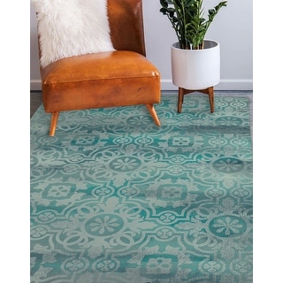 MYSTIC TILE TEAL Area Rug By Kavka Designs - Bed Bath & Beyond - 39109508