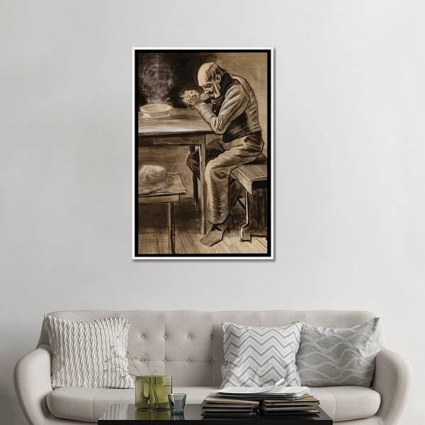 iCanvas "The Prayer, 1882" by Vincent van Gogh Framed Canvas Print ...