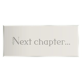 Stupell Vintage Next Chapter Phrase Wall Plaque Art Design by Daphne ...