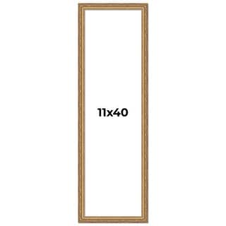 11x40 Frame Red Solid Wood Picture Frame Width 1.75 Inches | Interior ...