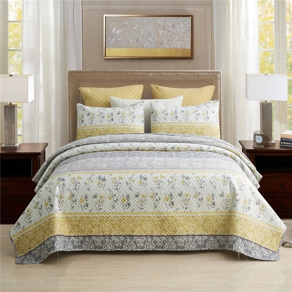 yellow king size bedding