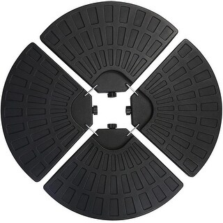 4 Pcs Patio Cantilever Offset Umbrella Base Weight Sand Patio Umbrella ...