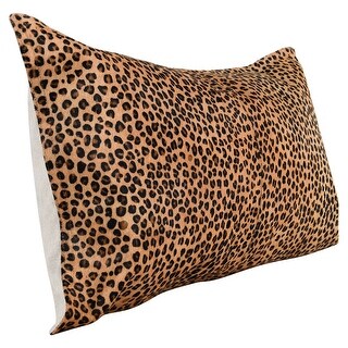 14" X 26" Camel Animal Print Cowhide Zippered Down Blend Pillow - Bed ...