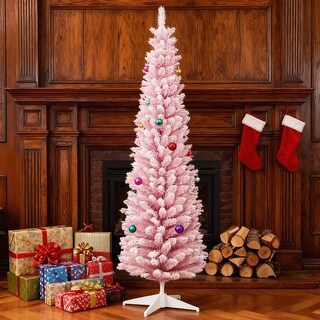 Snow Flocked Artificial Christmas Tree - Bed Bath & Beyond - 43680785