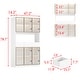 Tall Modular Display Storage Cabinet Bookcase w/Light Home Office - Bed ...