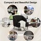 Grondin Mid-Century Modern Style Upholstered Accent Barrel Chair with ...