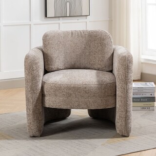 Upholstered Woven Velvet Fabric Chair Splicing Design Suspended Seat ...