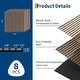 Garvee 3D Fluted Wood Slat Acoustic Soundproof Wall Panels for Noise ...