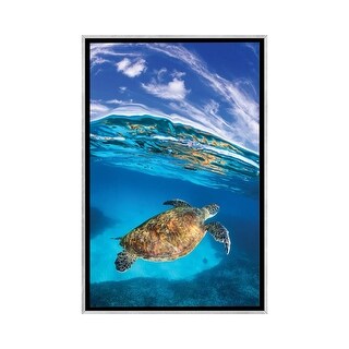 iCanvas "Rise Out of The Blue Vertical" by Jordan Robins Framed - Bed ...