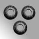 Black Aluminium Radiator Flanges Escutcheon Ring Plate 1.25 I D Rust ...
