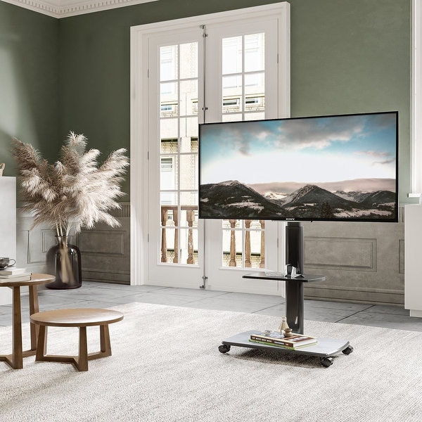 Wood tv stand with swivel mount store