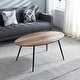 Coffee Table for 4 people With Round MDF Table Top - Bed Bath & Beyond ...