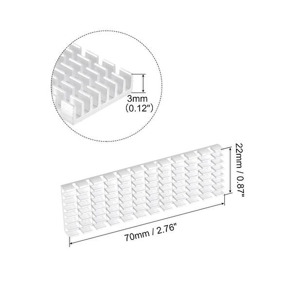 Aluminum Heatsink Dissipation Pads with Notch for M.2 SSD - Bed Bath ...
