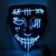 LED Light Up Scary Masks - Halloween Costume Masquerade Party Masks for ...