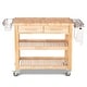 Chris & Chris Pro Chef Work Station Natural All Wood - Bed Bath ...