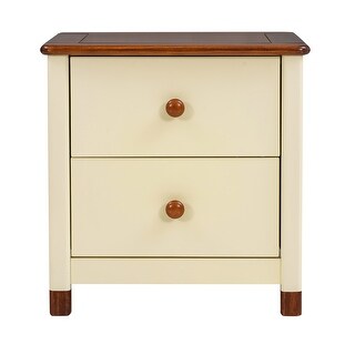 Cream Side Table Lamp Table Entrance Table Wooden Night Stand - Bed ...