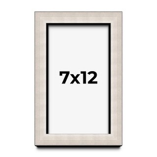 7x12 Shadow Box Frame Silver Real Wood Contemporary Shadowbox Display ...