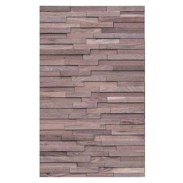 American Walnut Multi Dimensional Wall Paneling - 29x48 - Bed Bath ...