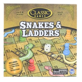 Classic Games Wood Snakes & Ladders Set - Bed Bath & Beyond - 38425506