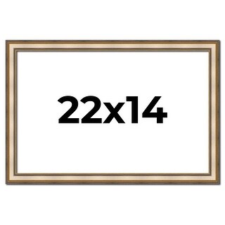 22x14 Frame Gold Solid Wood Shadow Box Width 1.5 Inches | Interior ...