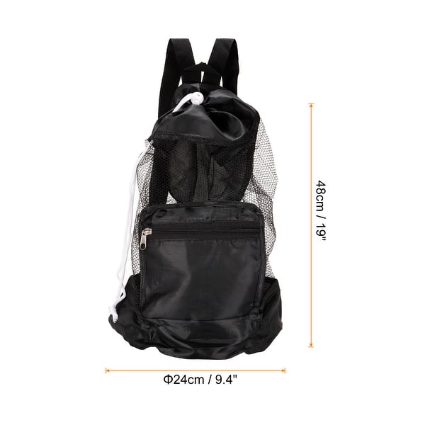 Mesh Beach Bag Washable Large Mesh Backpack Sea Shell Organizers ...