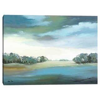 Blue Landscape Light by Hans Paus Canvas Art Print - Bed Bath & Beyond ...