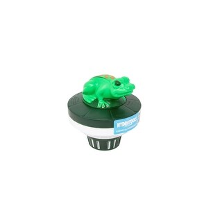 7.5-Inch Green Black Frog Floating Swimming Pool Chlorine Dispenser ...
