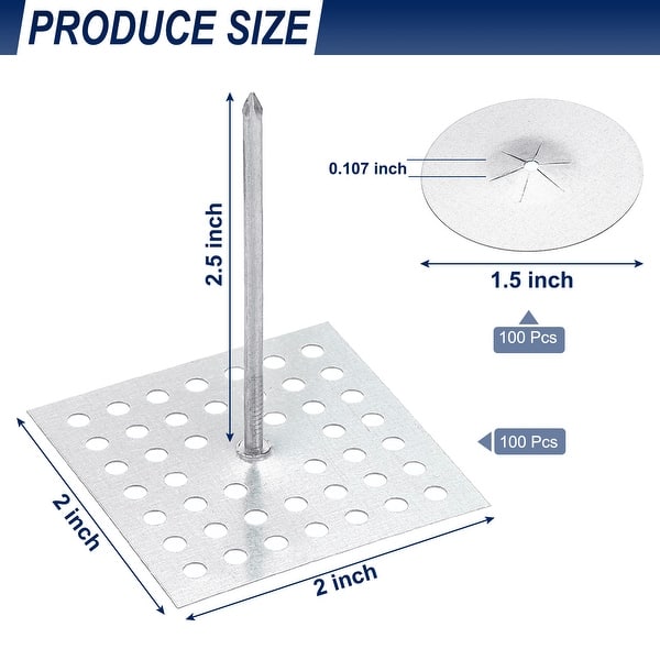 100pcs Tile Backer Board Washers Insulation Fixing Washer for Gypsum ...