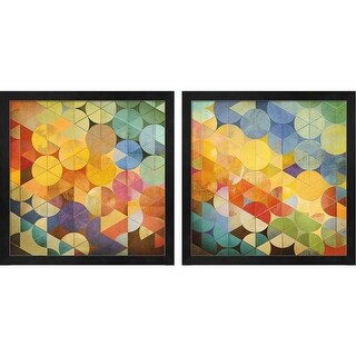 Noah Li-Leger 'Full Circle' Framed Art (Set of 2) - Bed Bath & Beyond ...